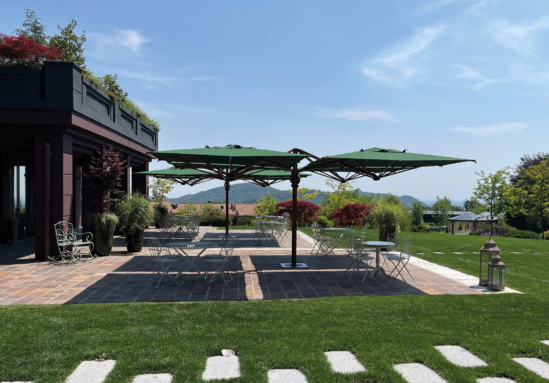 Giant parasols - Quattro Timber