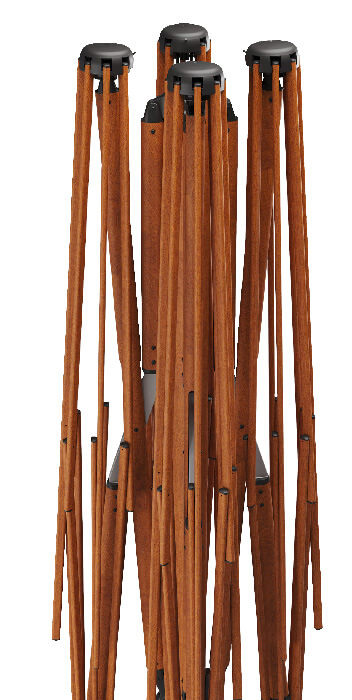Giant parasols - Quattro Timber